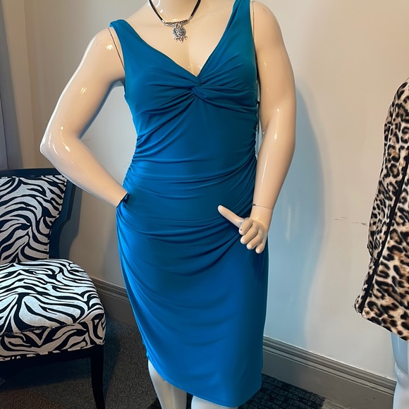 American Living | Dresses | Nwt Curve Hugging Sexy Dress Teal Color ...